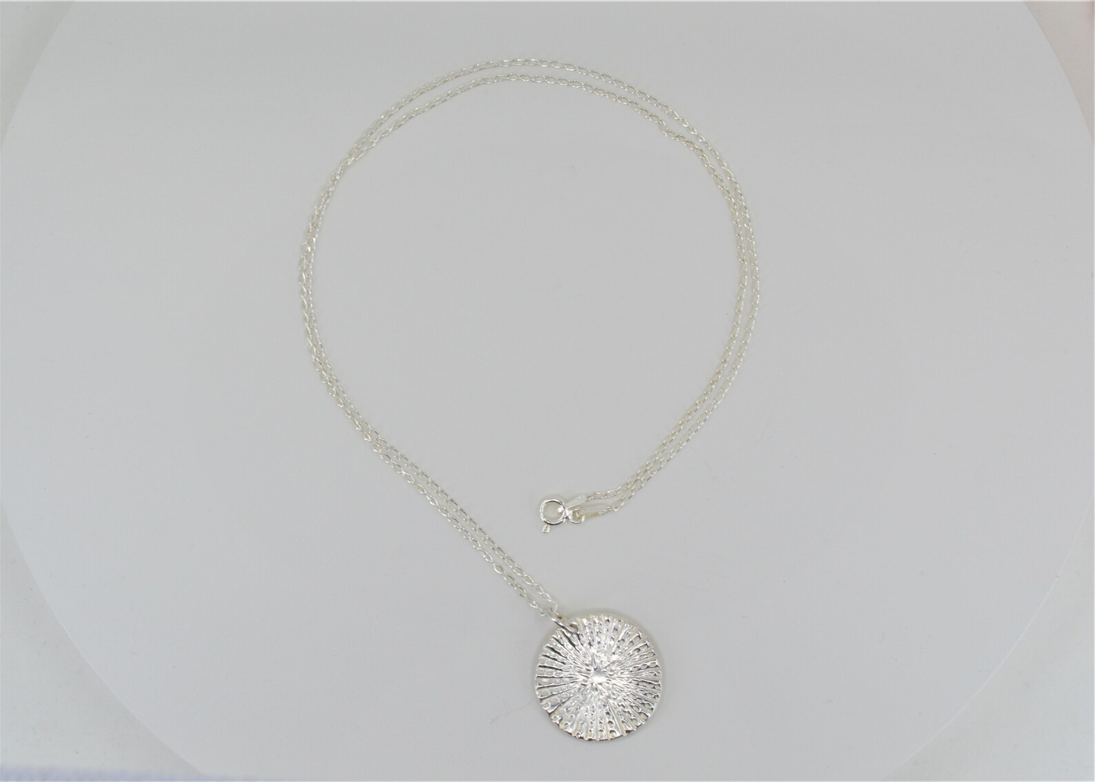 Calming Mindful Jewelry Eco Friendly Fine Silver Pendant - Etsy