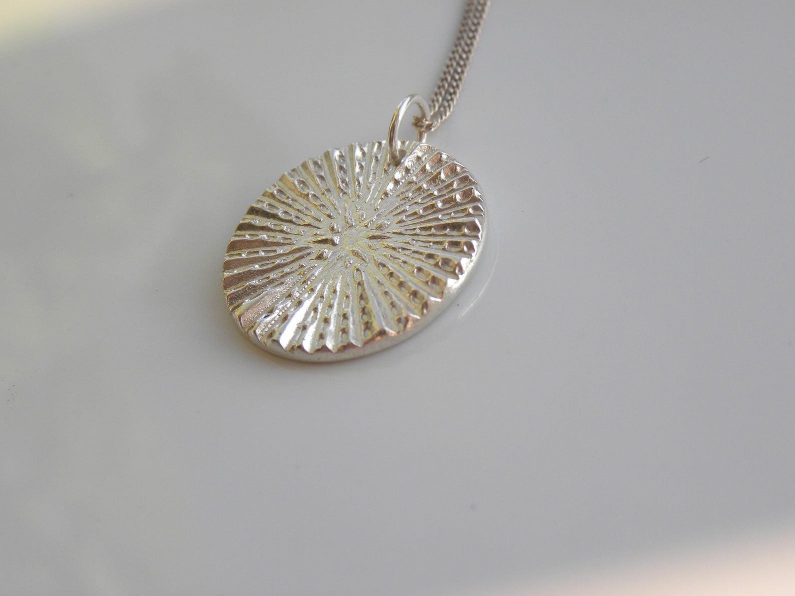 Calming Mindful Jewelry Eco Friendly Fine Silver Pendant | Etsy