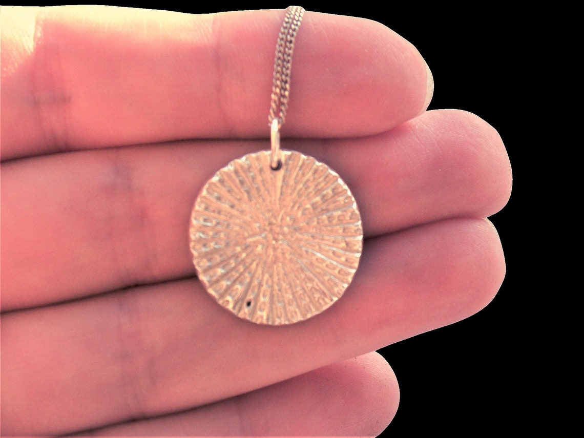 Calming Mindful Jewelry Eco Friendly Fine Silver Pendant - Etsy