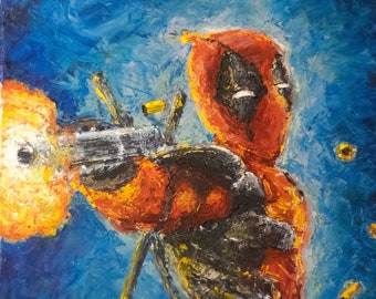 Deadpool Painting - Etsy