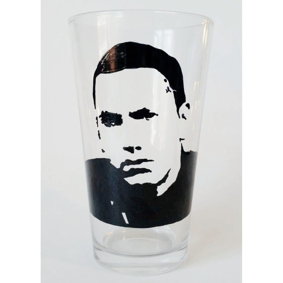 Eminem 16 Oz Beer Glass Classic Hip Hop Artist Gift Ideas - Etsy