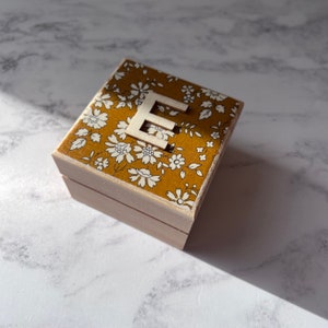 Liberty of London Trinket Box With Hinged Lid, Pretty Floral Keepsake ...