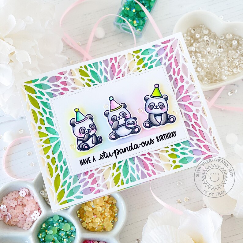 Handmade Panda Birthday Card - Etsy