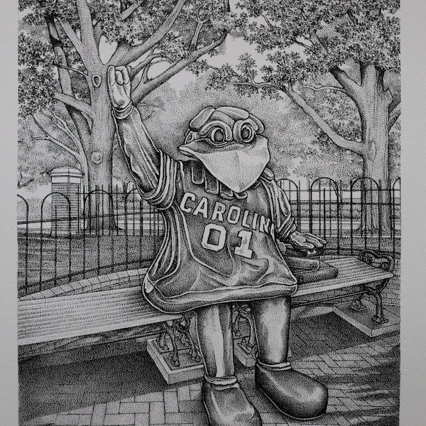 Gamecocks Cocky Statue - Etsy