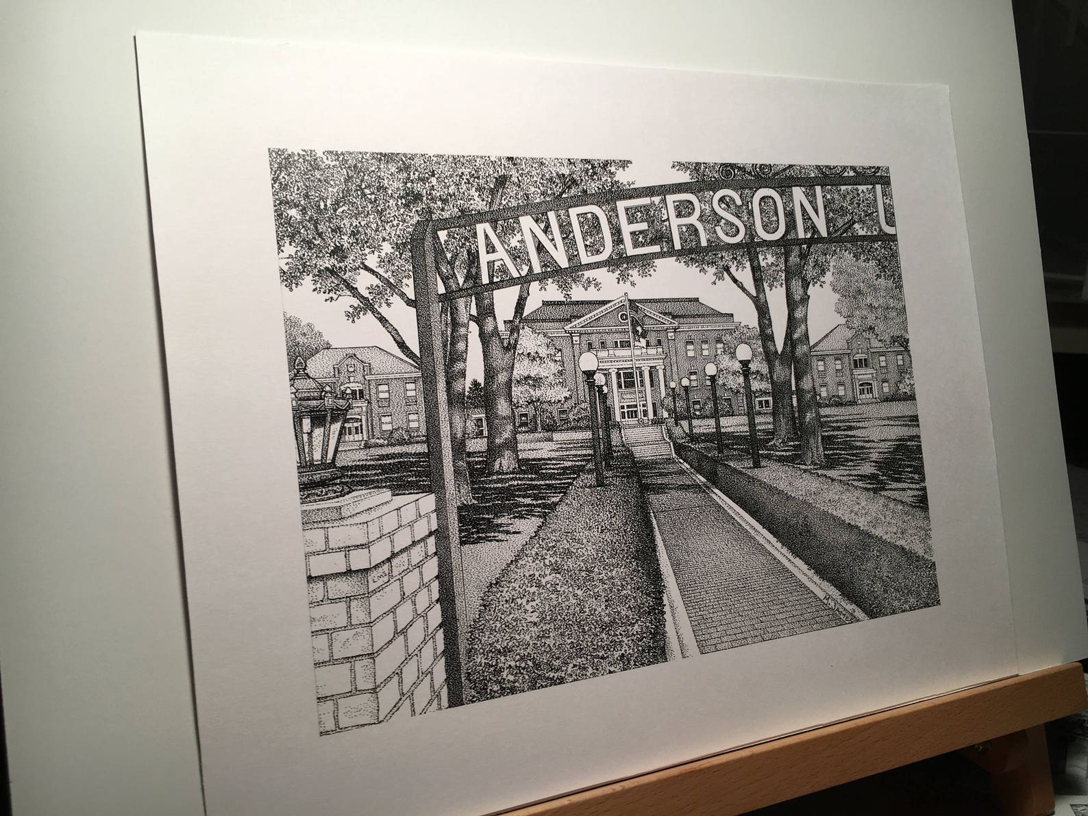 Anderson 11"x14" Pen and Ink Print - Etsy