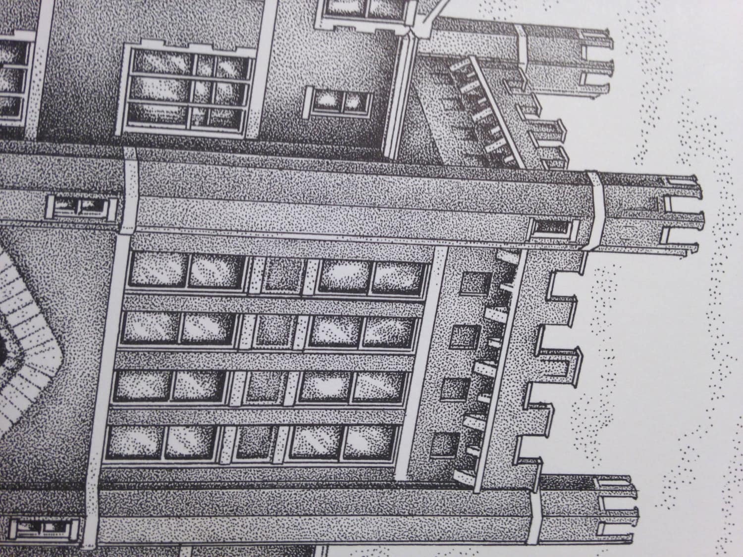 Marshall Old Main Print From Pen and Ink Drawing | Etsy