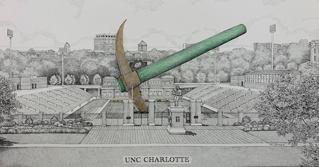 University of North Carolina Charlotte - 11"x17" Signed/numbered Hand ...