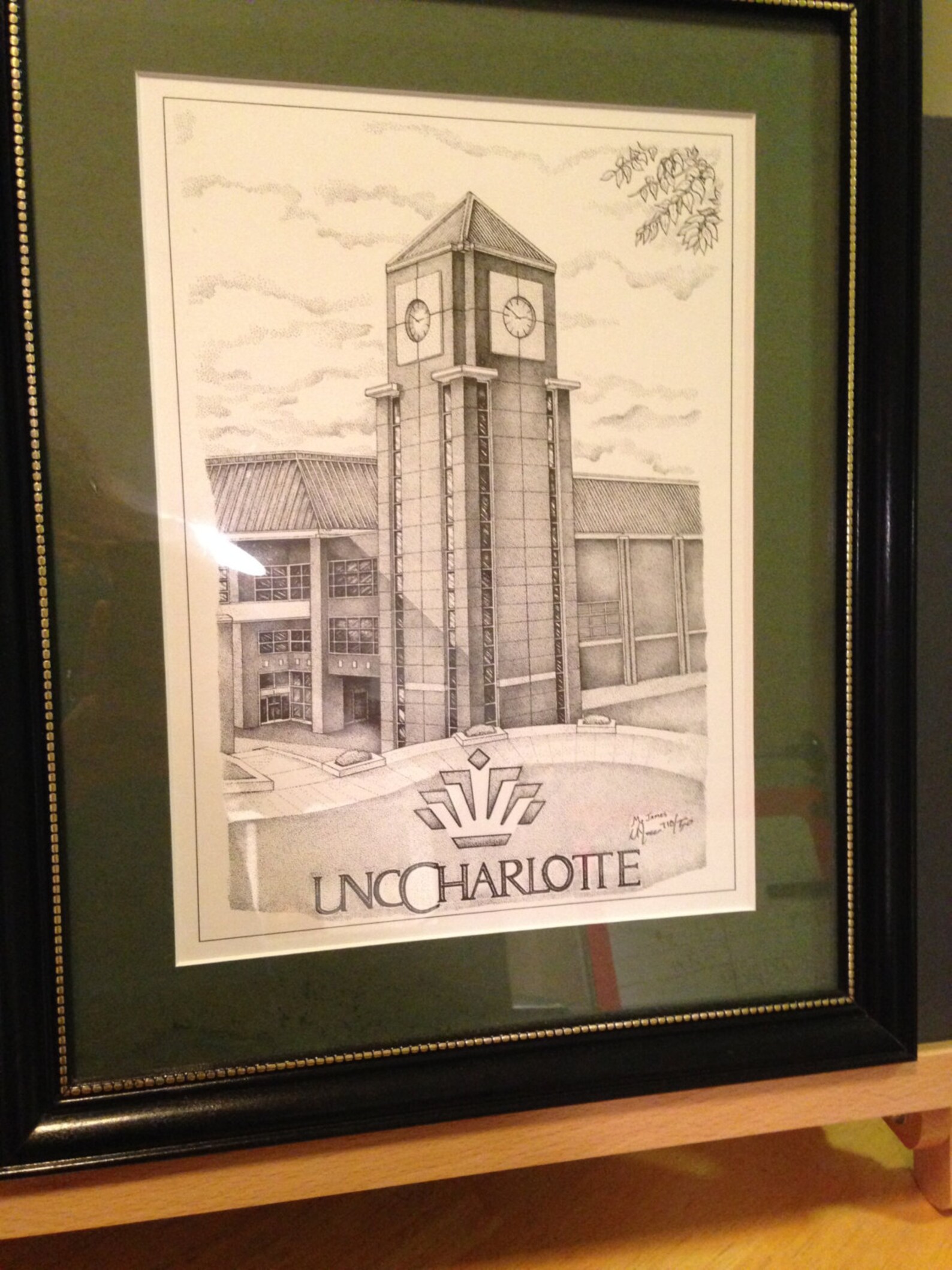UNC Charlotte 9x12 Print of SAC - Etsy