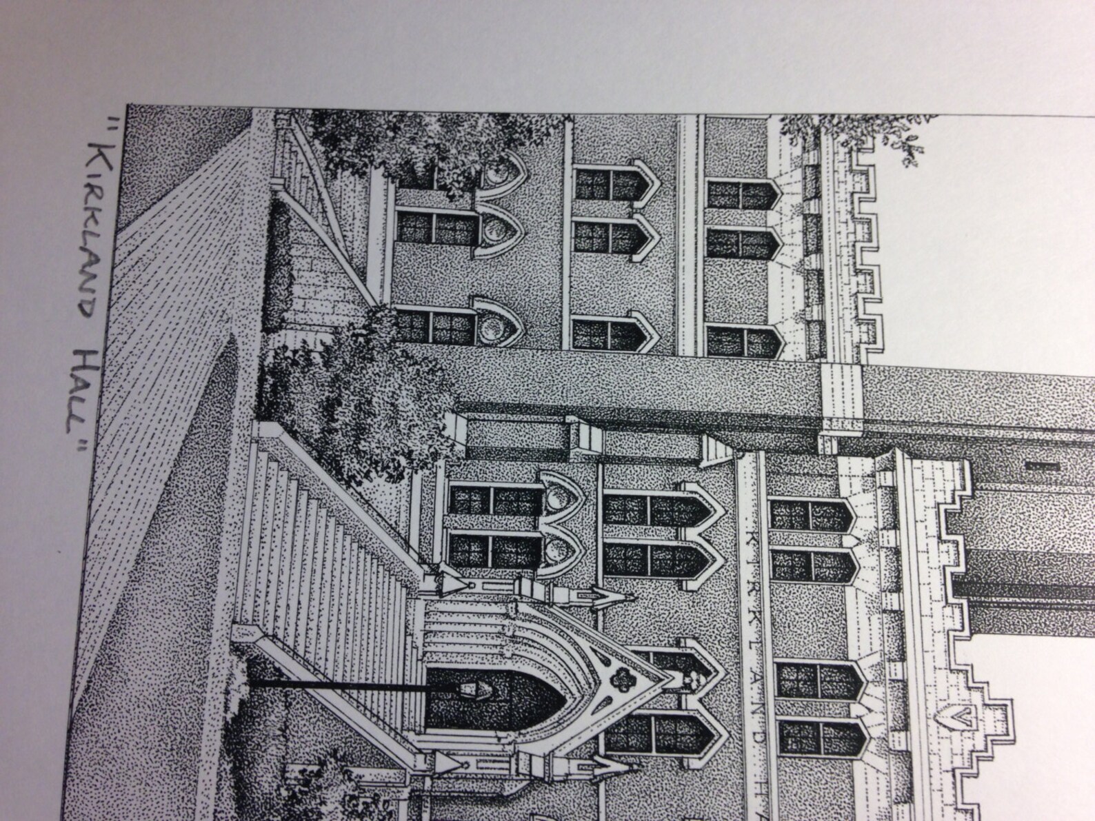 Vanderbilt Kirkland Hall 11x14 Size Scene - Etsy