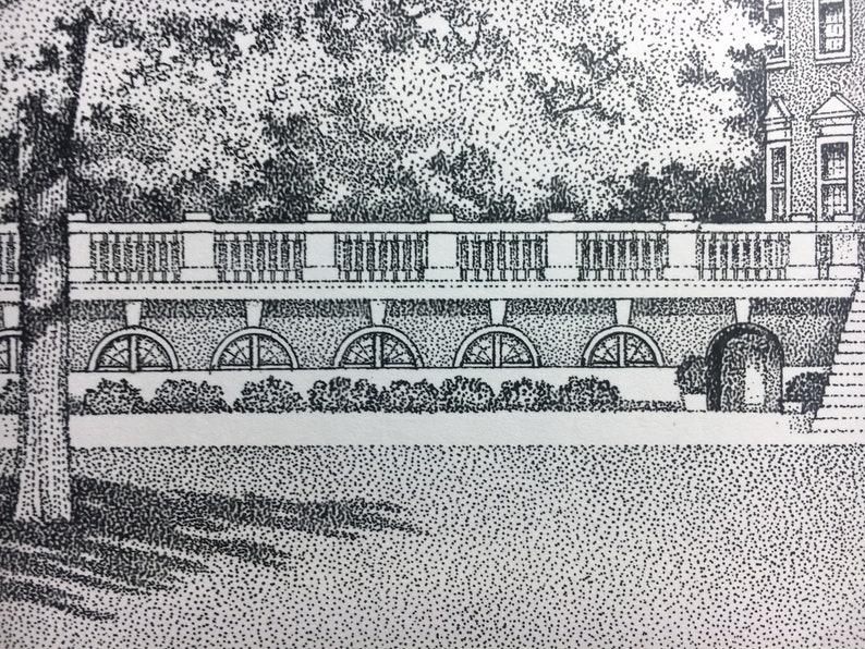 University of Virginia Rotunda Pen and Ink Drawing - Etsy