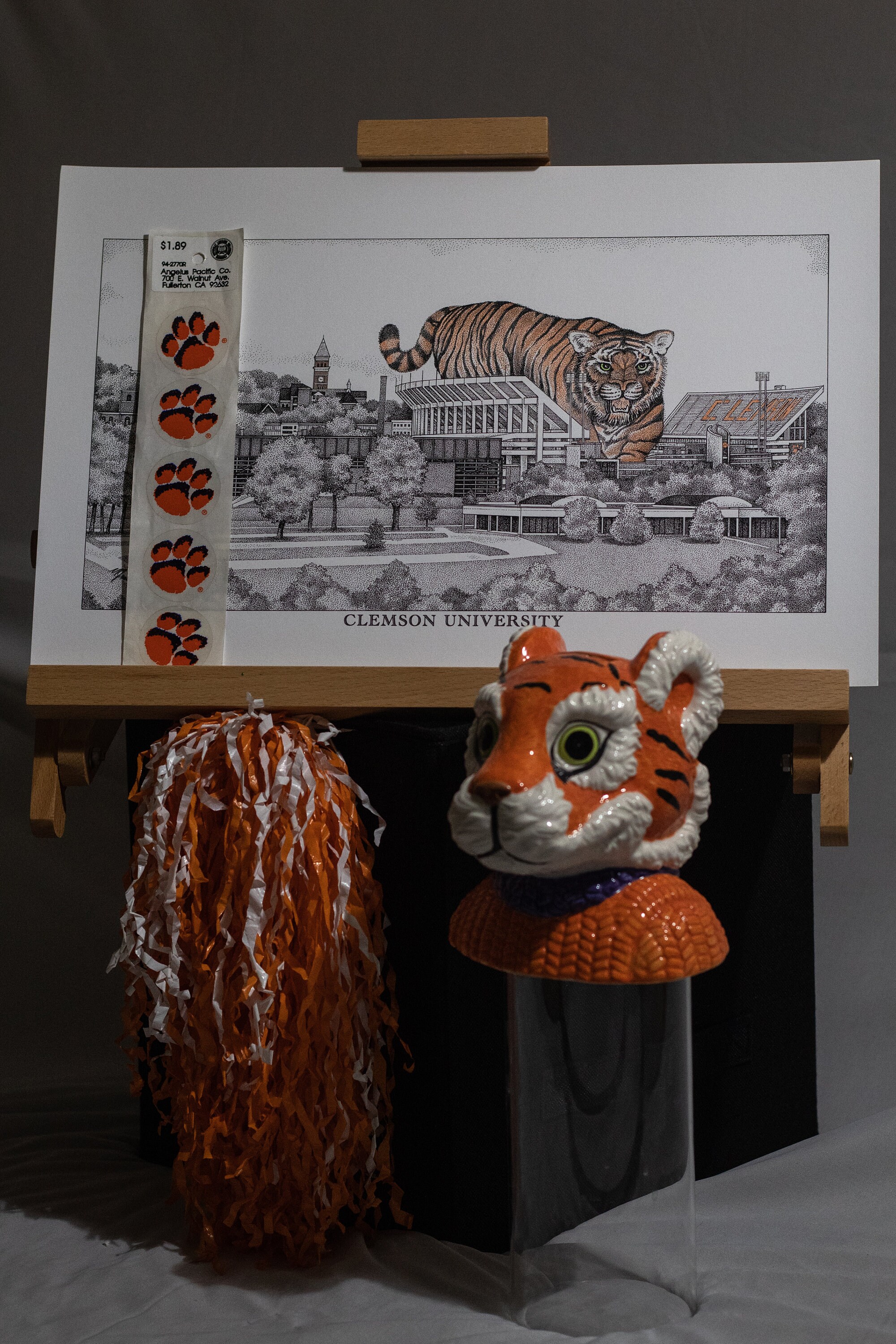 Clemson Stadium 11x17 Print From Hand-drawn Pen and Ink Original - Etsy