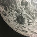 Full Moon Hand Drawn 10x10 Pointillism Pen and Ink - Etsy