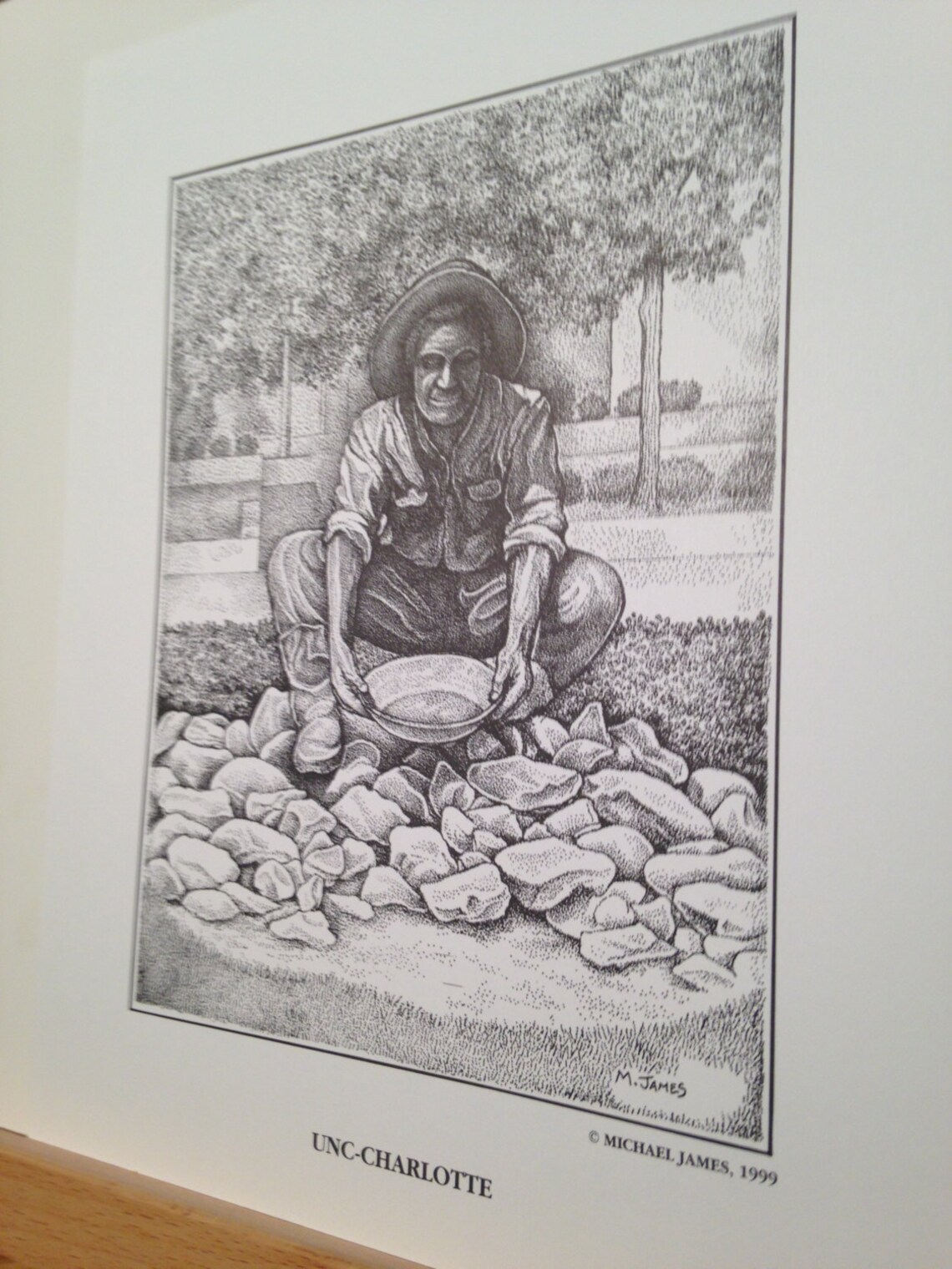 UNC Charlotte 8x10 Print of Miner Statue - Etsy