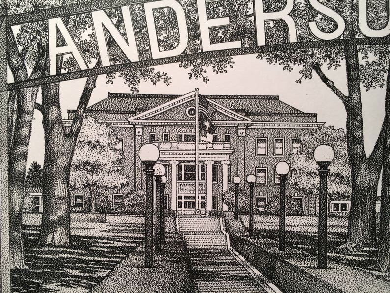 Anderson 11"x14" Pen and Ink Print - Etsy