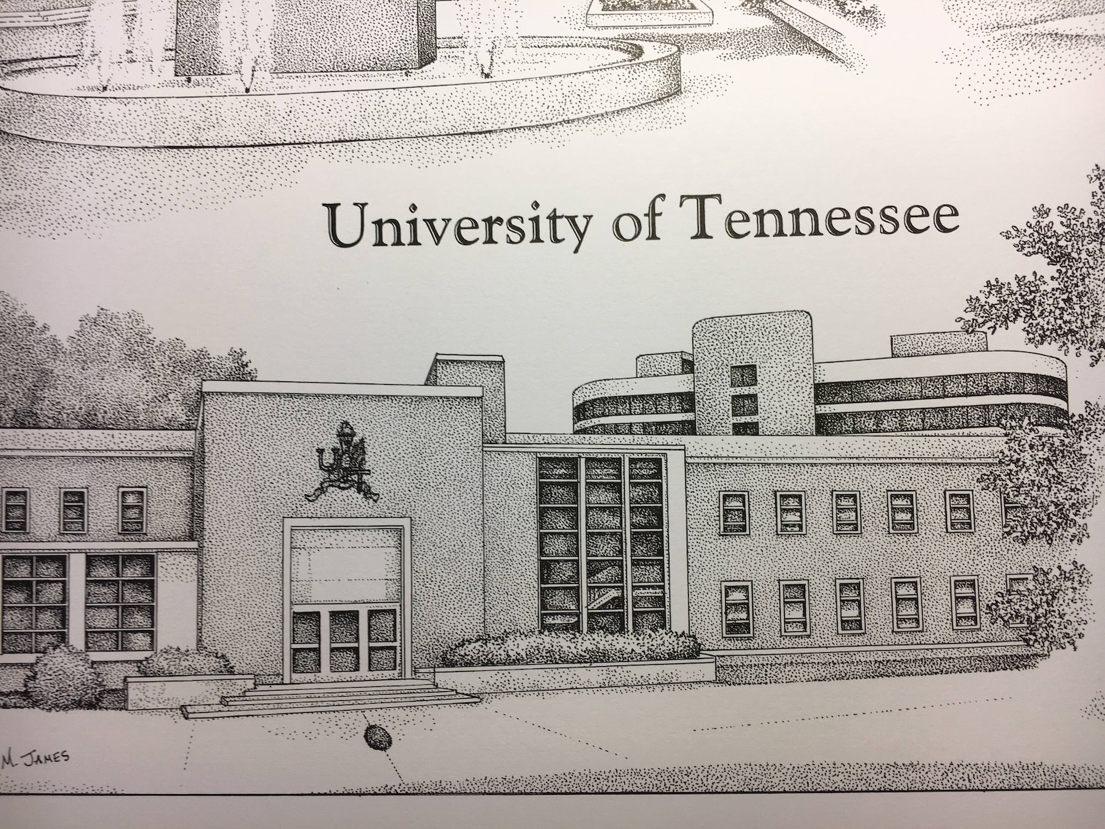 Tennessee 14"x18" Collage Pen and Ink Print - Etsy