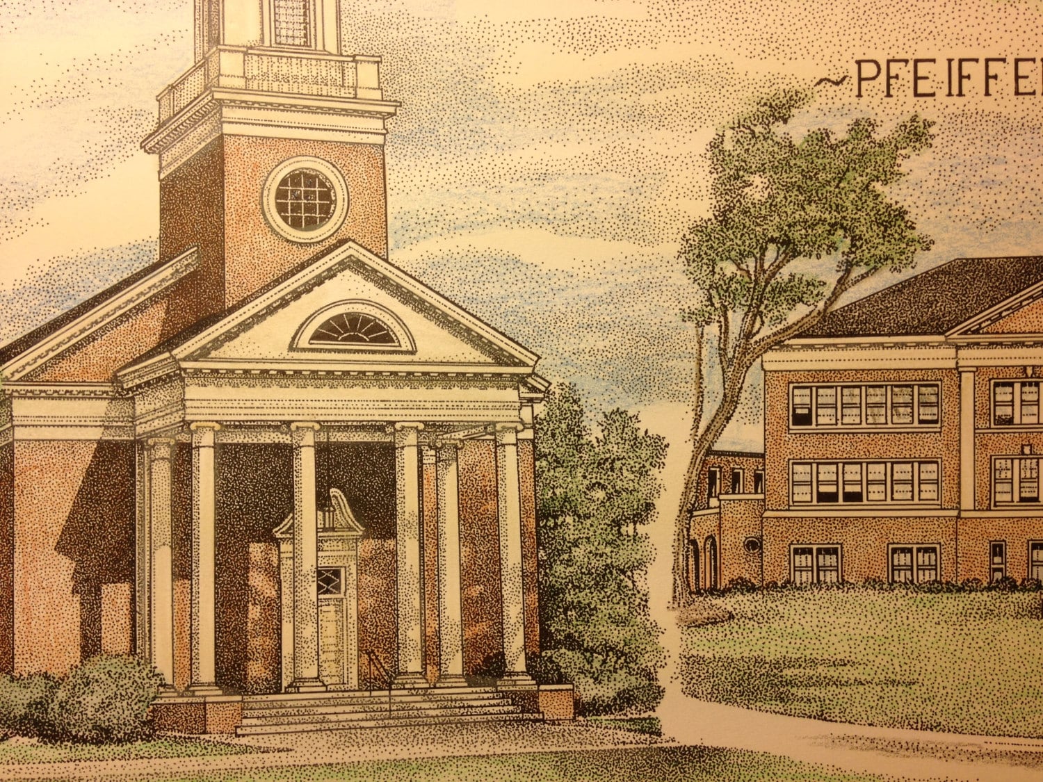 Pfeiffer 11x14 collage print | Etsy