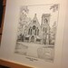 Virginia Chapel Pen and Ink Print - Etsy