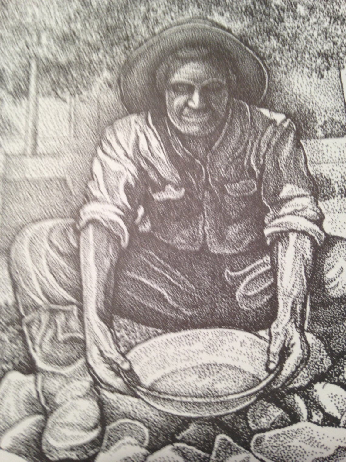 UNC Charlotte 8x10 Print of Miner Statue - Etsy