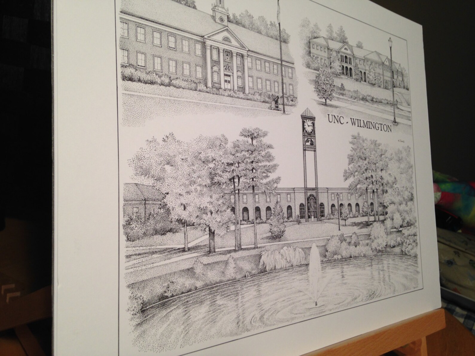 UNC Wilmington 14x18 Collage Print - Etsy