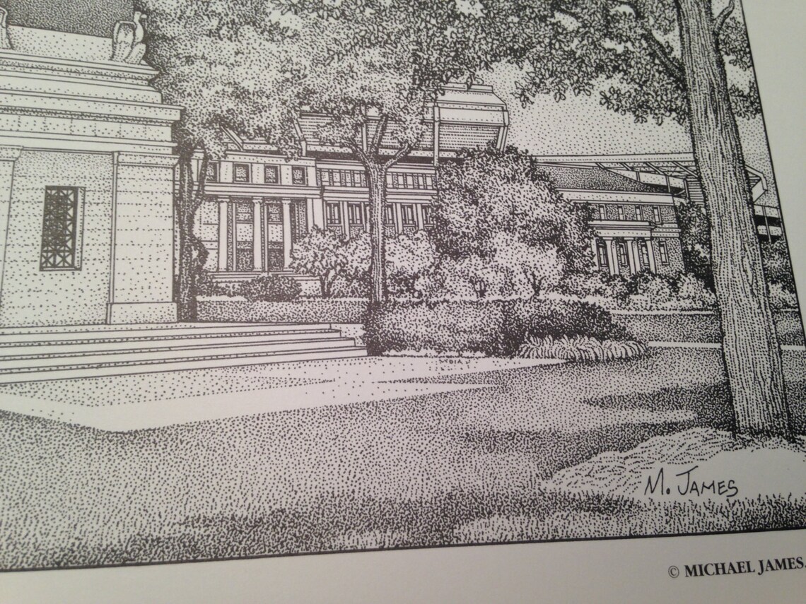 Alabama 11x14 Pen and Ink Print - Etsy