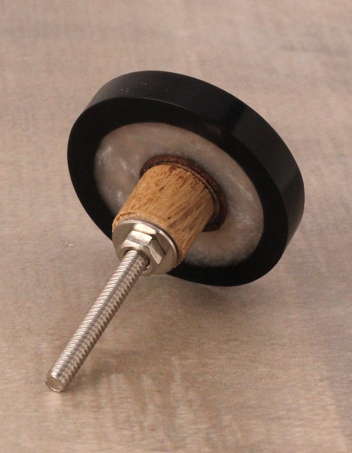 Round Resin and Timber Cabinet Drawer Knob Sold in Sets | Etsy