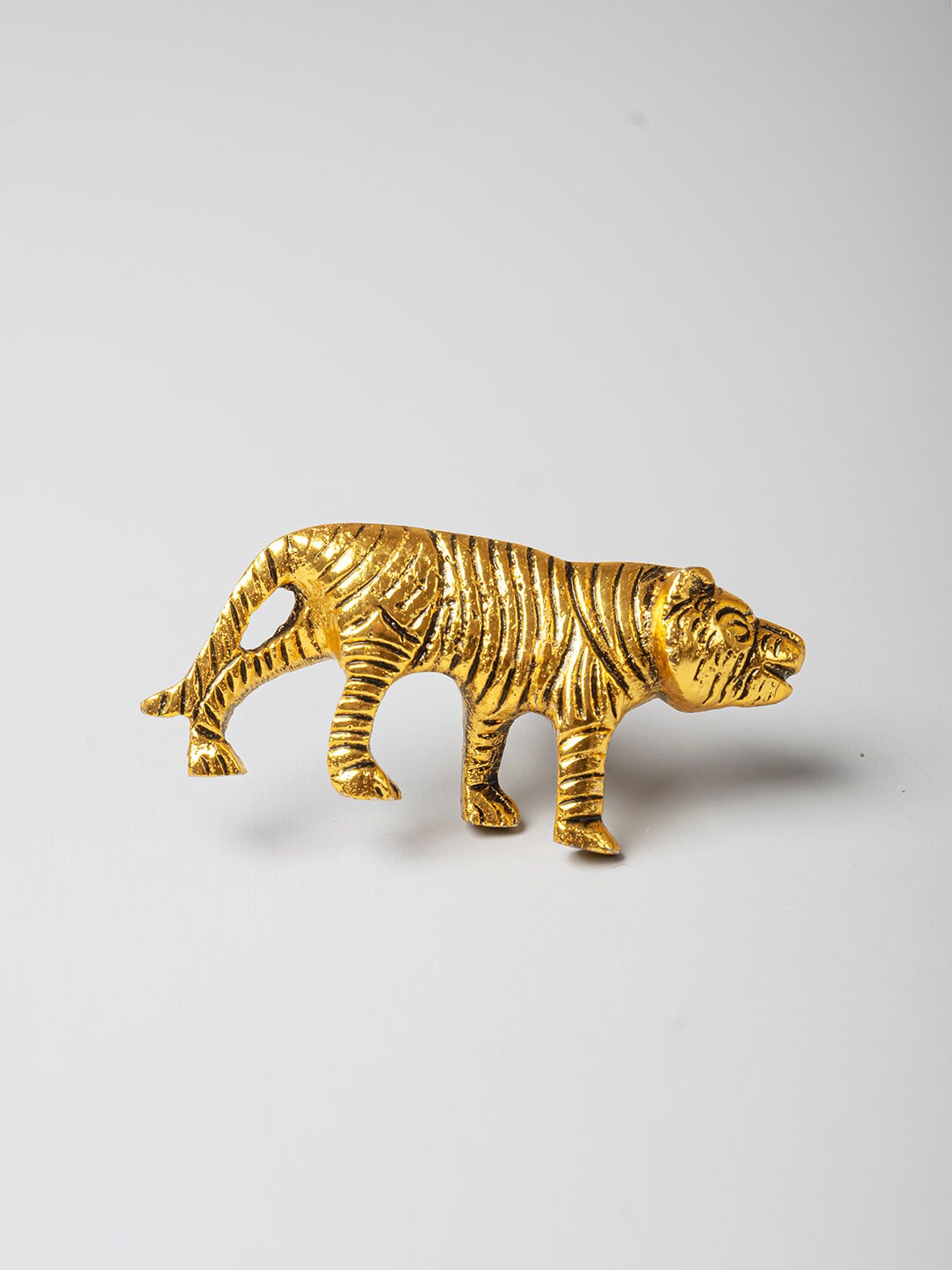 Safari Tiger Cast Iron Cabinet Knobs – Metallic Drawer Pulls Handles ...
