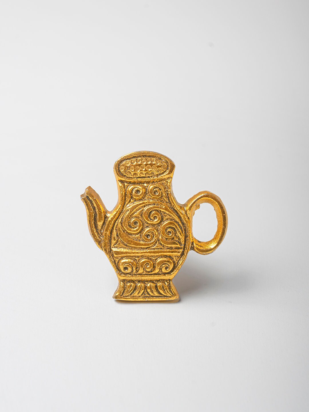 Teapot Shaped Cast Iron Metallic Knob Drawer Knob Pulls Handles Cabinet ...