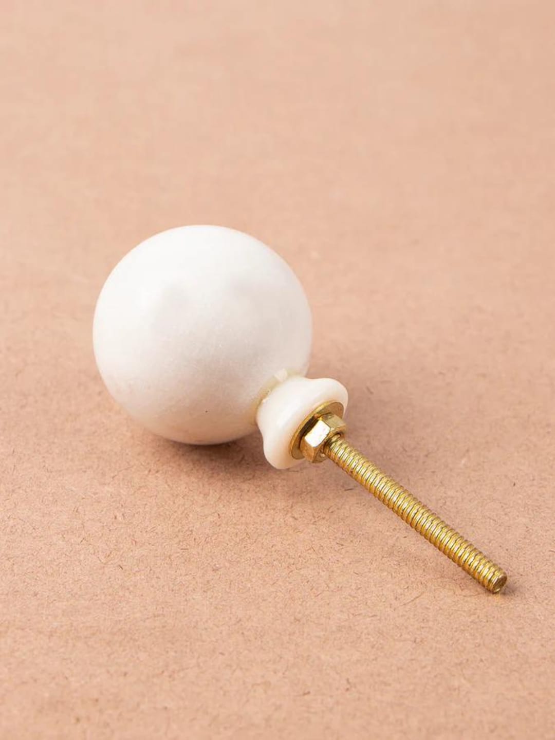 Decorative Round Shape Marble Cabinet Drawer Knob, Instant Makeover to ...
