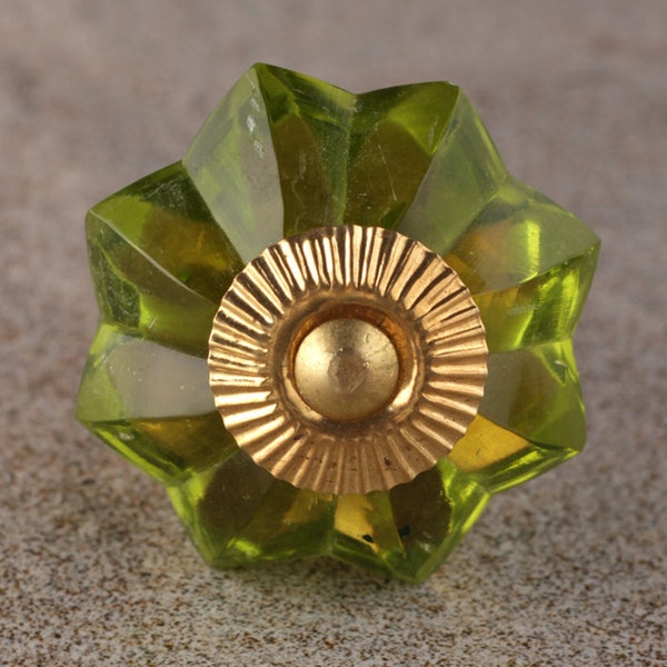 Green Glass Door Knobs - Etsy