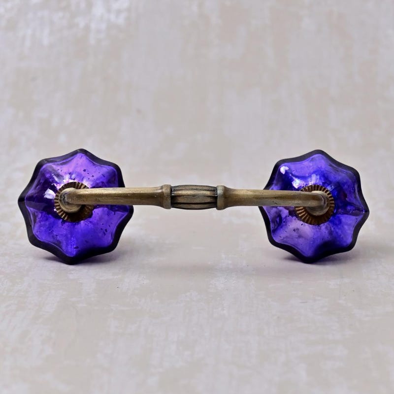Purple Drawer Pull - Etsy