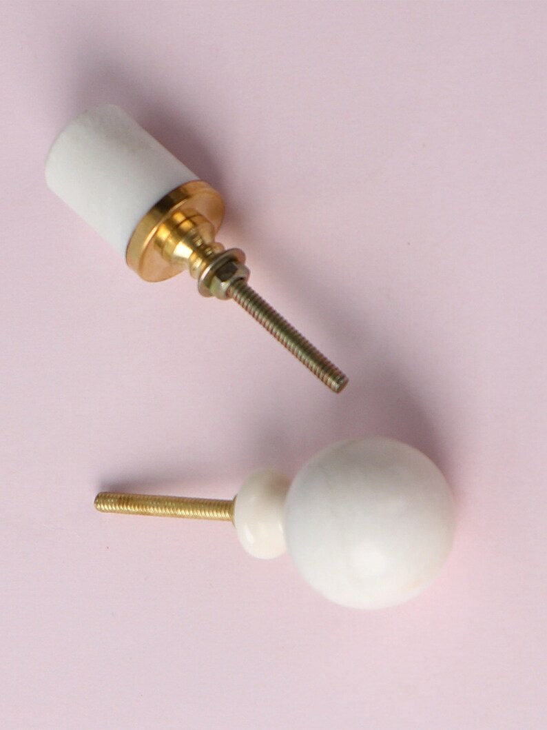 Assorted Shape Cabinet Drawer Marble Stone Knobs Instant - Etsy