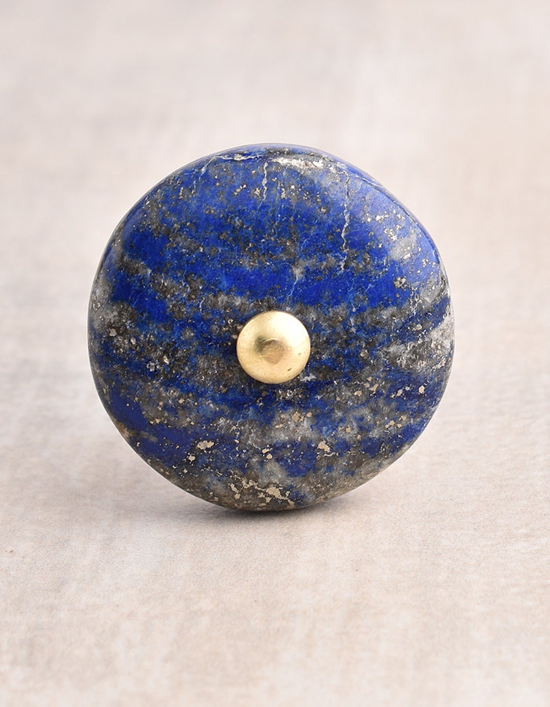 Natural Gemstone Agate Blue Shade Cabinet Knob | Luxury Kitchen Cabinet Hardware | Handcrafted ...