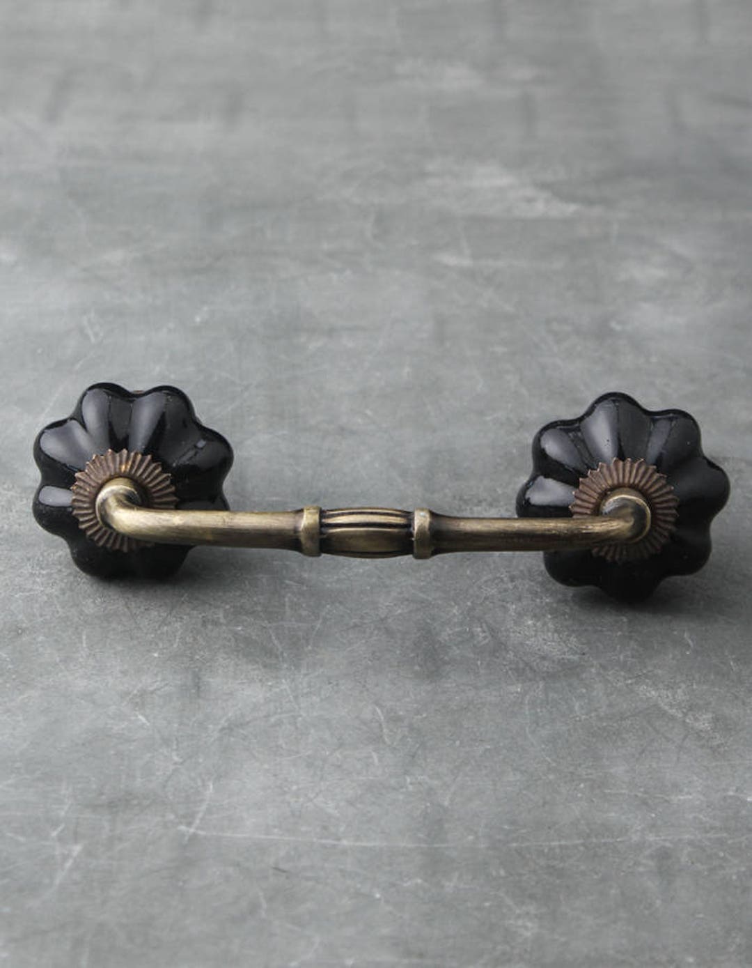 Solid Black Wardrobe Cabinet Handle Pull (sold in Sets) - Etsy