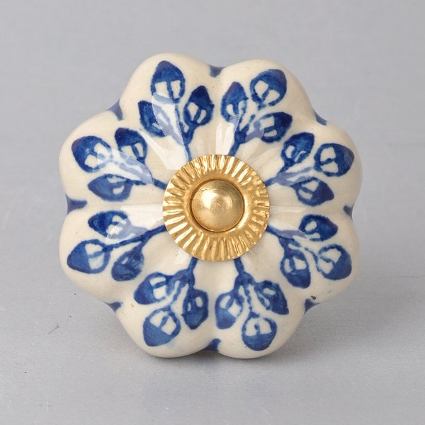 Floral Cabinet Knobs - Etsy