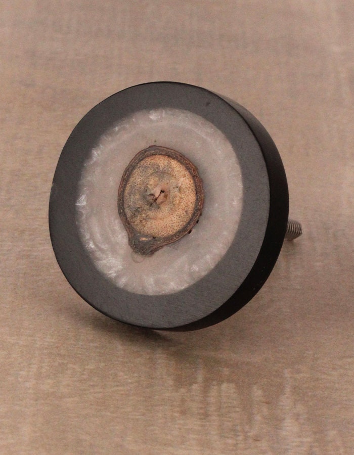 Round Resin and Timber Cabinet Drawer Knob Sold in Sets | Etsy