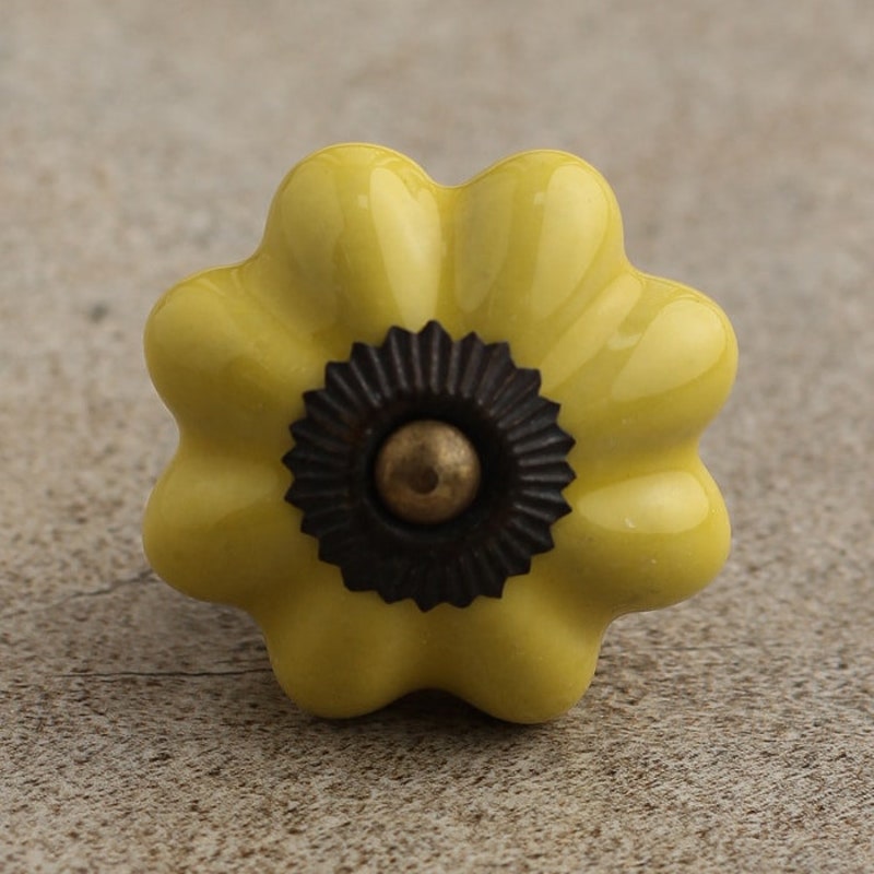Yellow Knob - Etsy