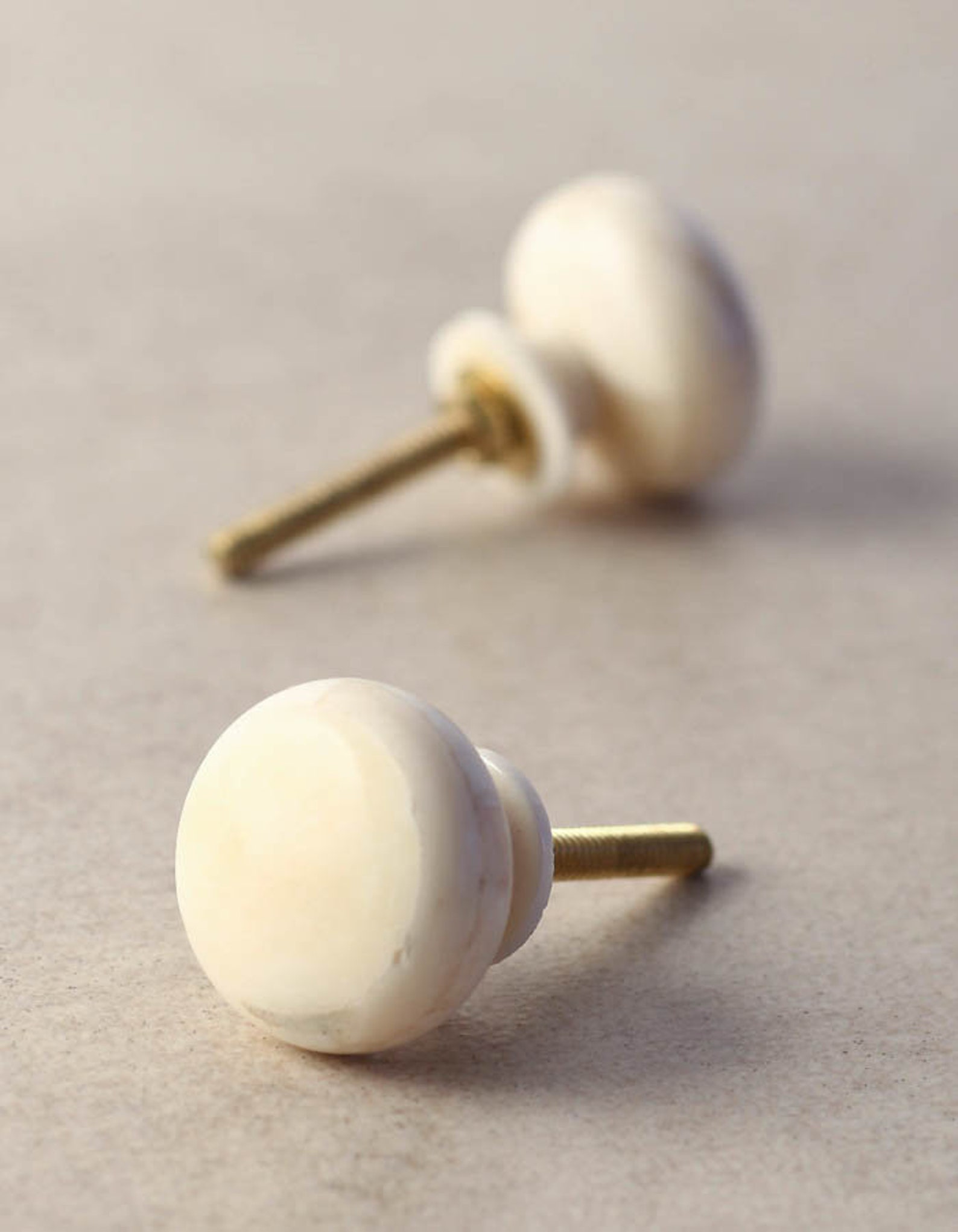 Designer Solid White Resin Bone Drawer Cabinet Knob sold in Sets - Etsy