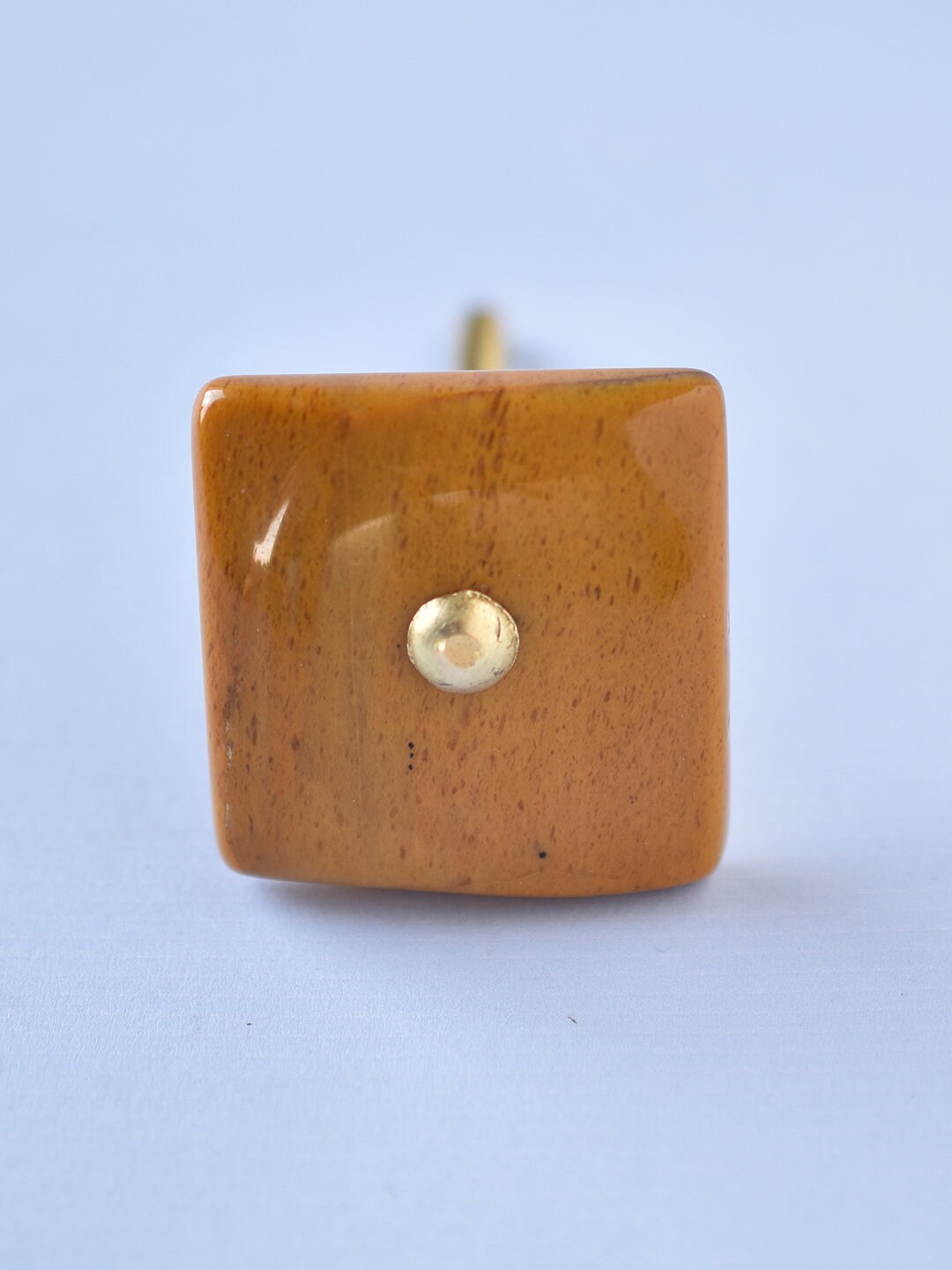 Square Shape Mustard Color Natural Gemstone Cabinet Furniture - Etsy