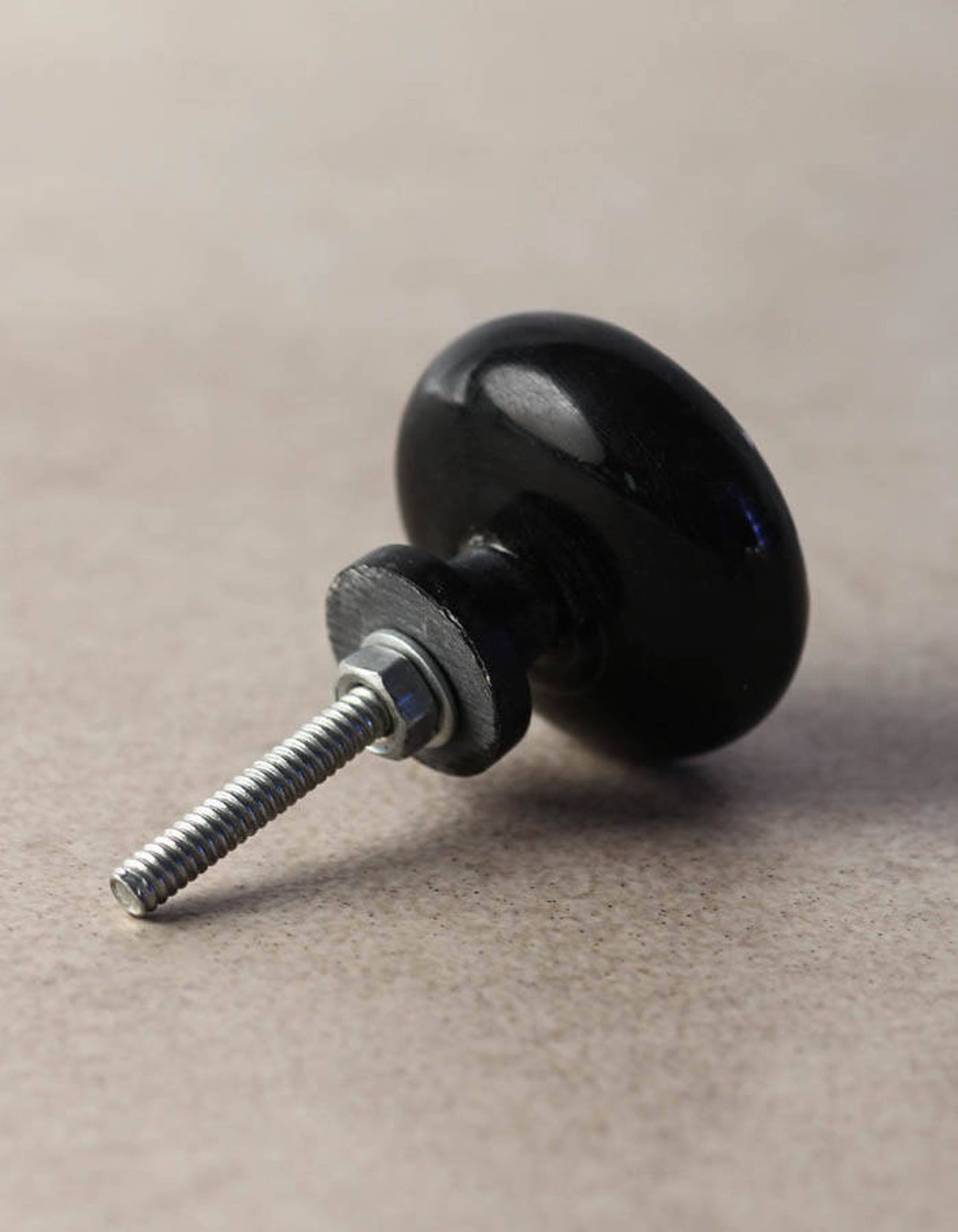 Black and White Checkered Cabinet Bone Knob sold in Sets - Etsy