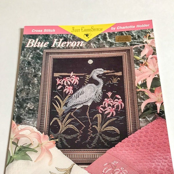 Blue Heron Cross Stitch Pattern - Etsy