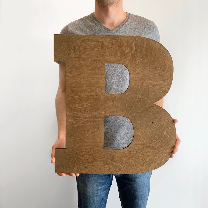 Wood Initials - Etsy