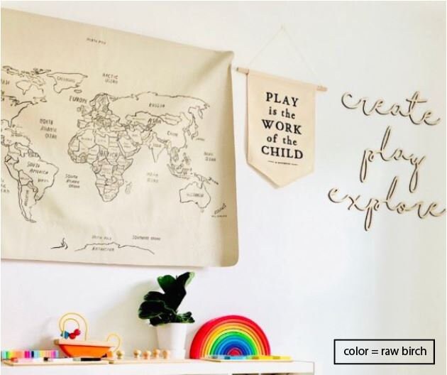 Create Play Explore Cutout Set Playroom Wall Decor Play - Etsy