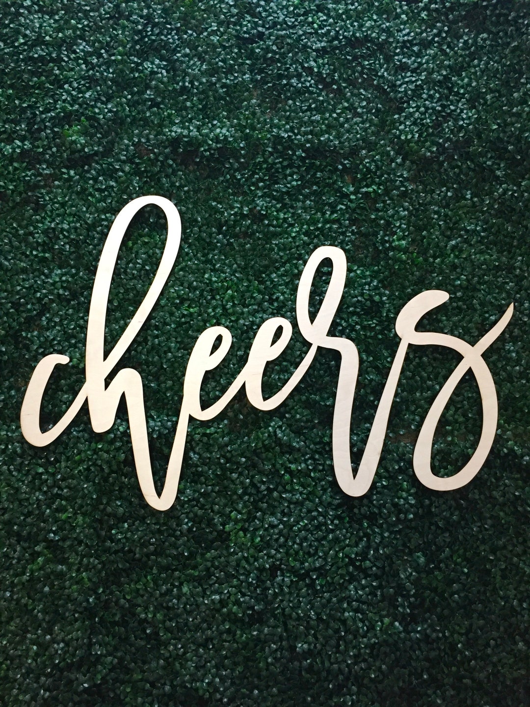Cheers Cutout | Cheers Wood Cut Out | Wedding Decoration | Baby Shower ...