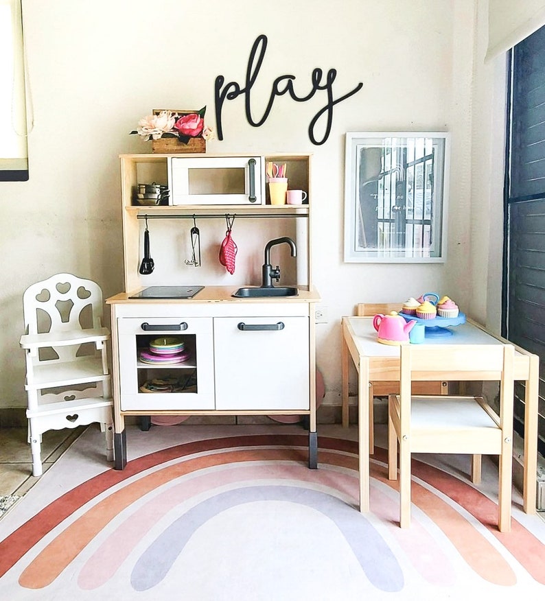 Play Word Cutout Playroom Wall Decor Sign Kids Room Wall - Etsy Canada