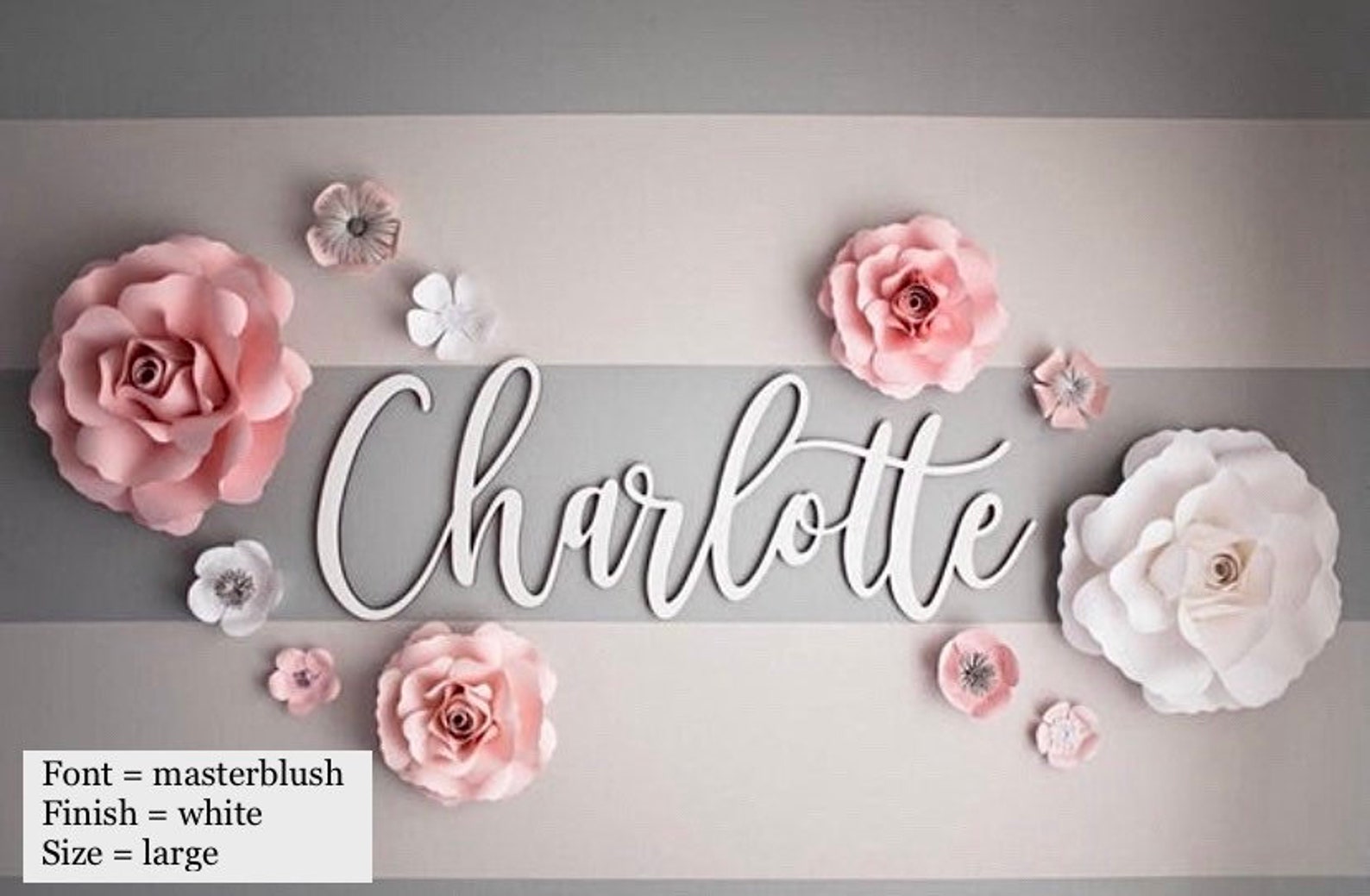 Custom Baby Name Cutout Personalized Nursery Name Decor - Etsy