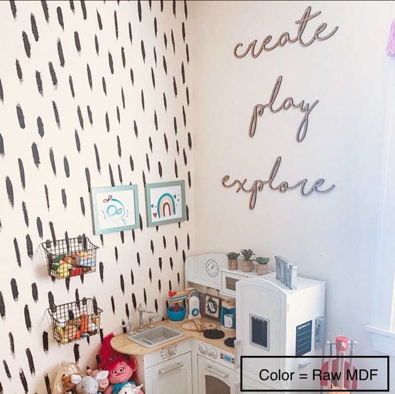 Create Play Explore Cutout Set Playroom Wall Decor Play - Etsy