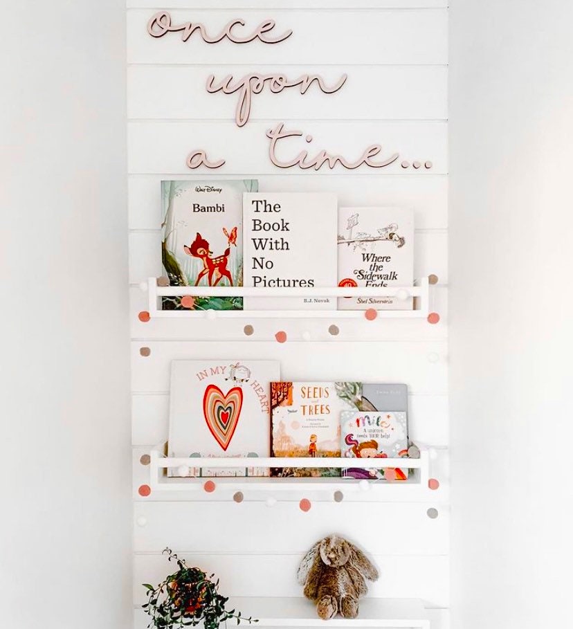 Once Upon a Time Cutout Kids Bedroom Decor Nursery Wall - Etsy