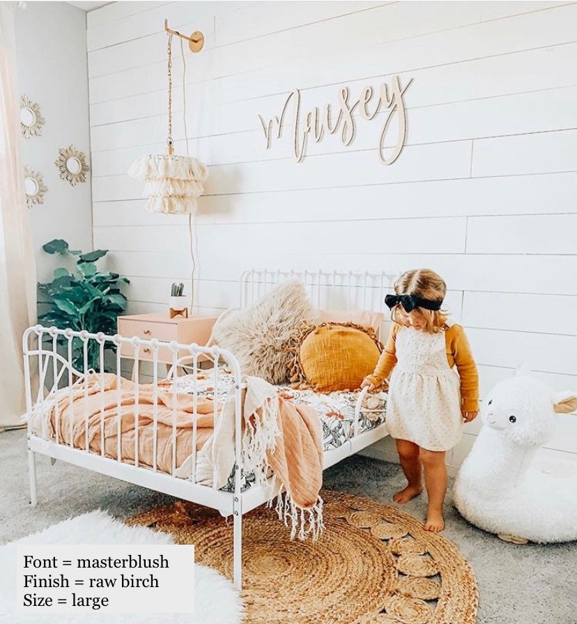 Custom Baby Name Cutout Personalized Nursery Name Decor | Etsy