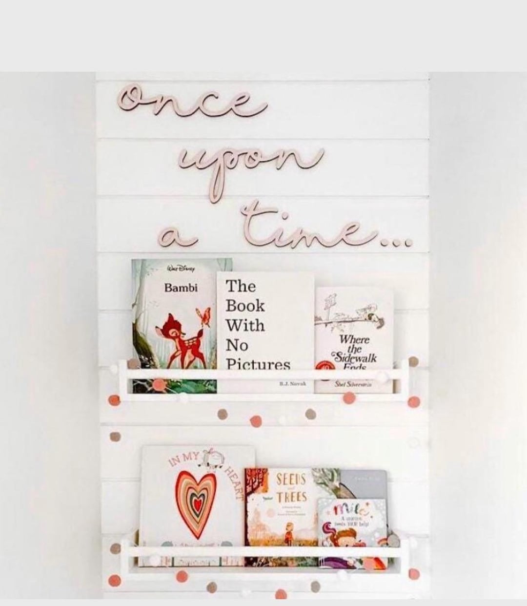 Once Upon a Time Cutout | Kids Bedroom Decor | Nursery Wall Decor ...