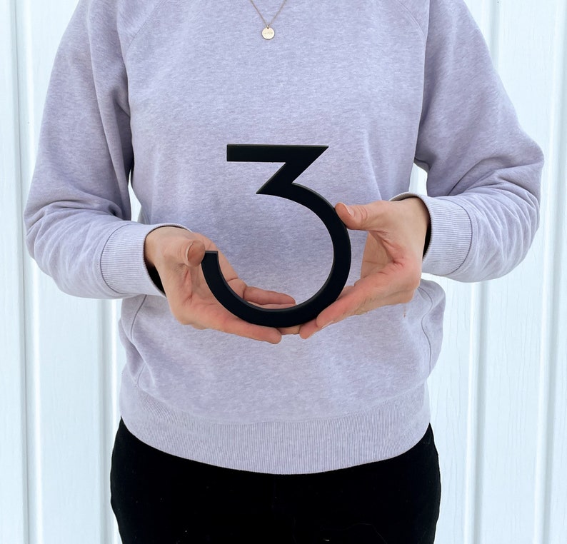 Extra Large Aluminum House Numbers Metal House Numbers - Etsy